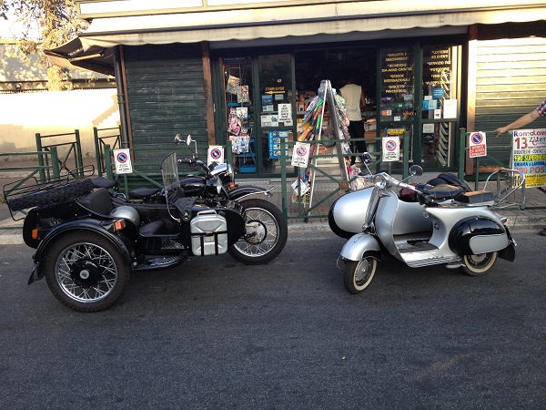 Noleggio moto sidecar Roma